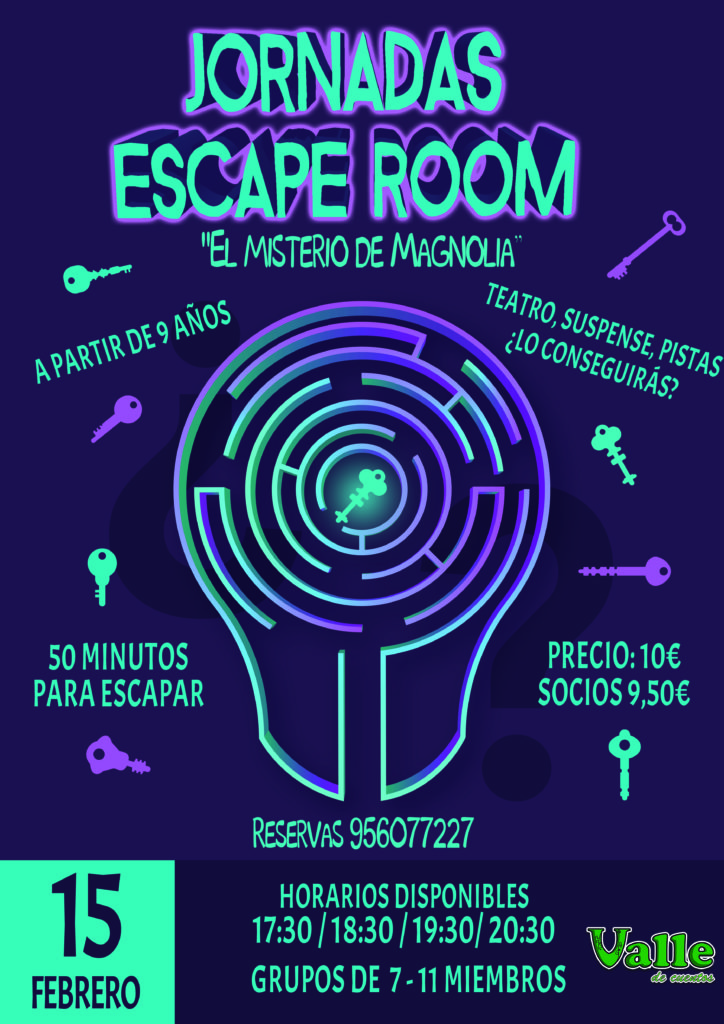 Jornadas Escape Room en Valle de Cuentos - Valle de Cuentos
